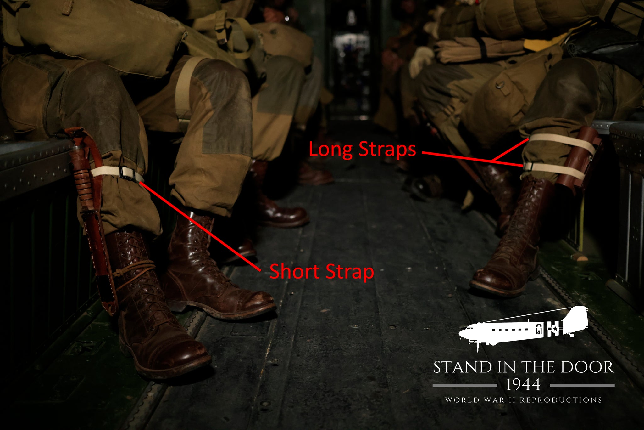 USGI Cot Straps (Paratrooper Leg Straps) Extra Long – Stand In The Door ...