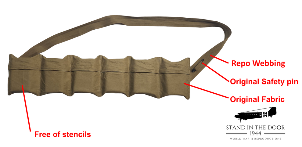 Bandoleer- Original Fabric – Stand In The Door 1944