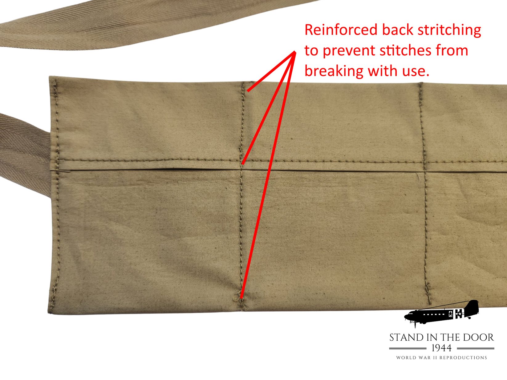 Bandoleer- Original Fabric – Stand In The Door 1944