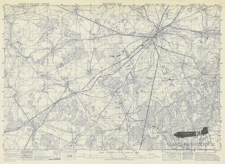 Bastogne Maps – Stand In The Door 1944