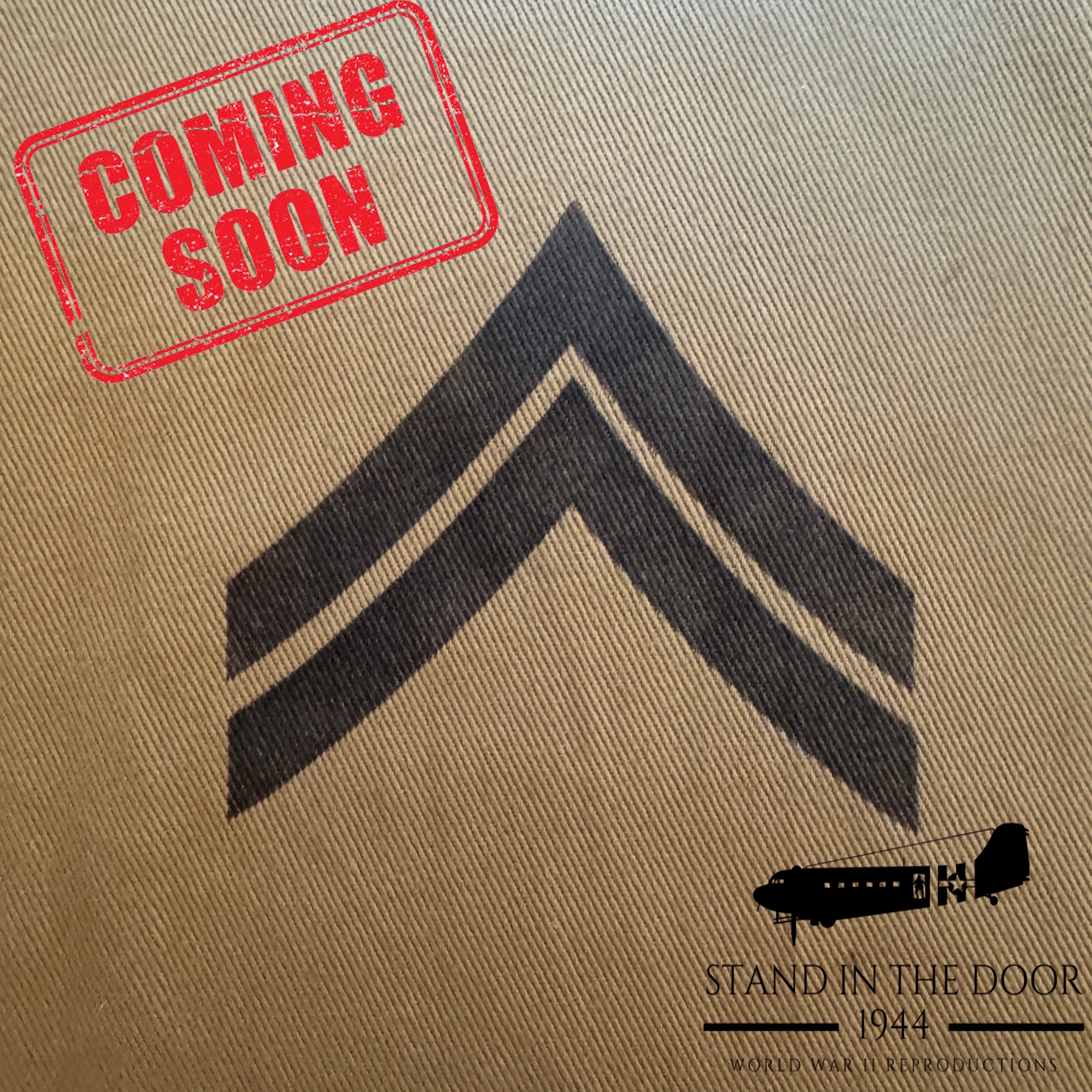 Stencil- Corporal Uniform Rank – Stand In The Door 1944