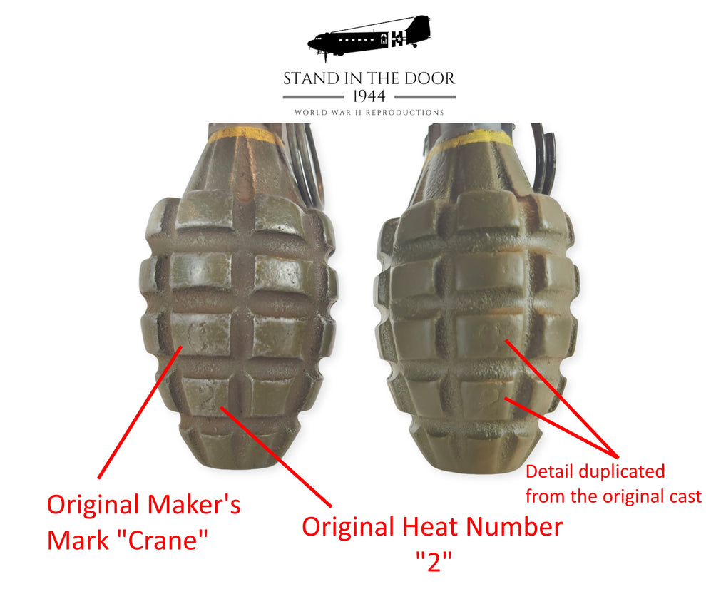 Replica MKII Hand Grenade (Olive Drab) – Stand In The Door 1944