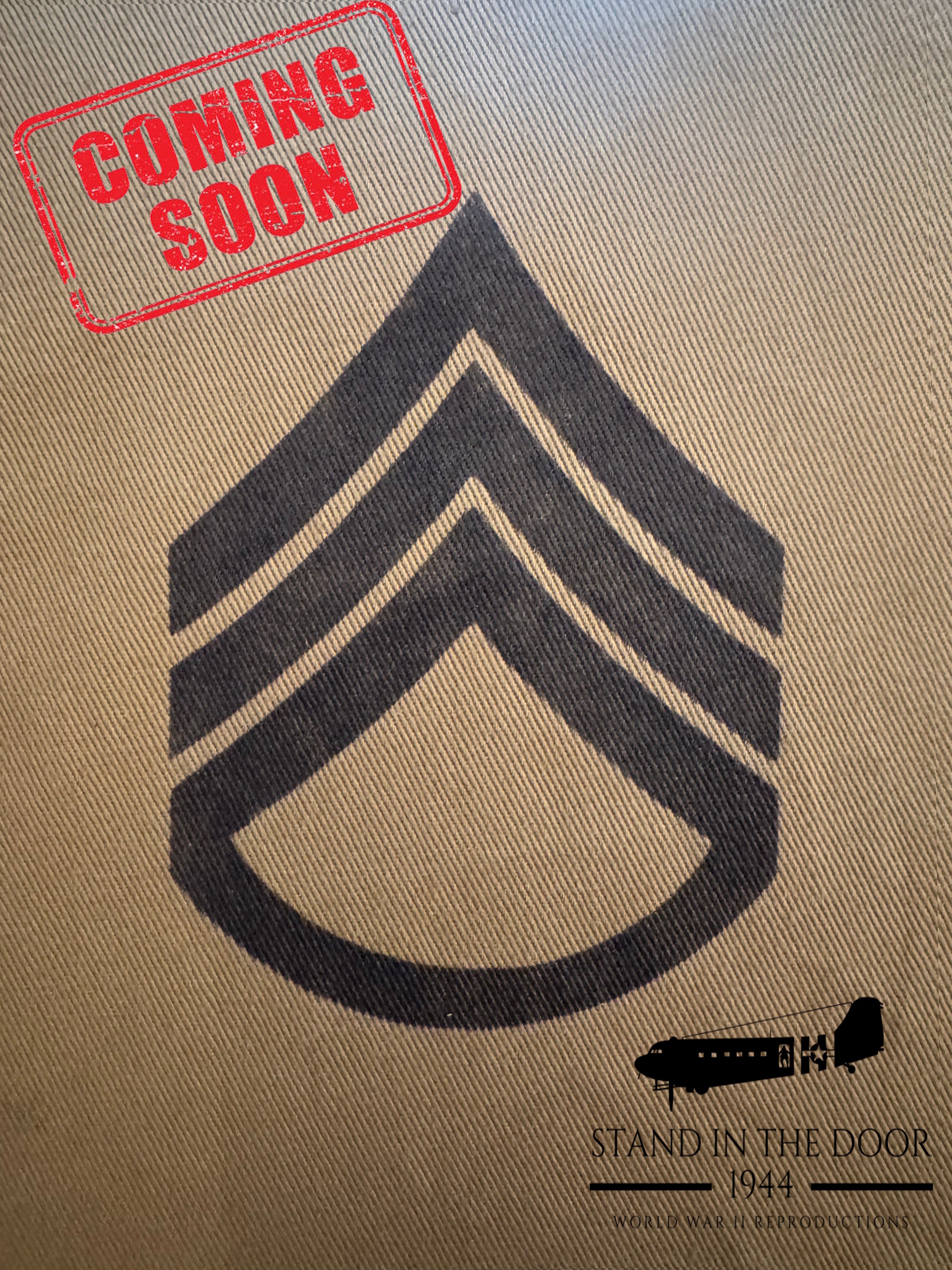 Stencil- Staff Sergeant Uniform Rank – Stand In The Door 1944